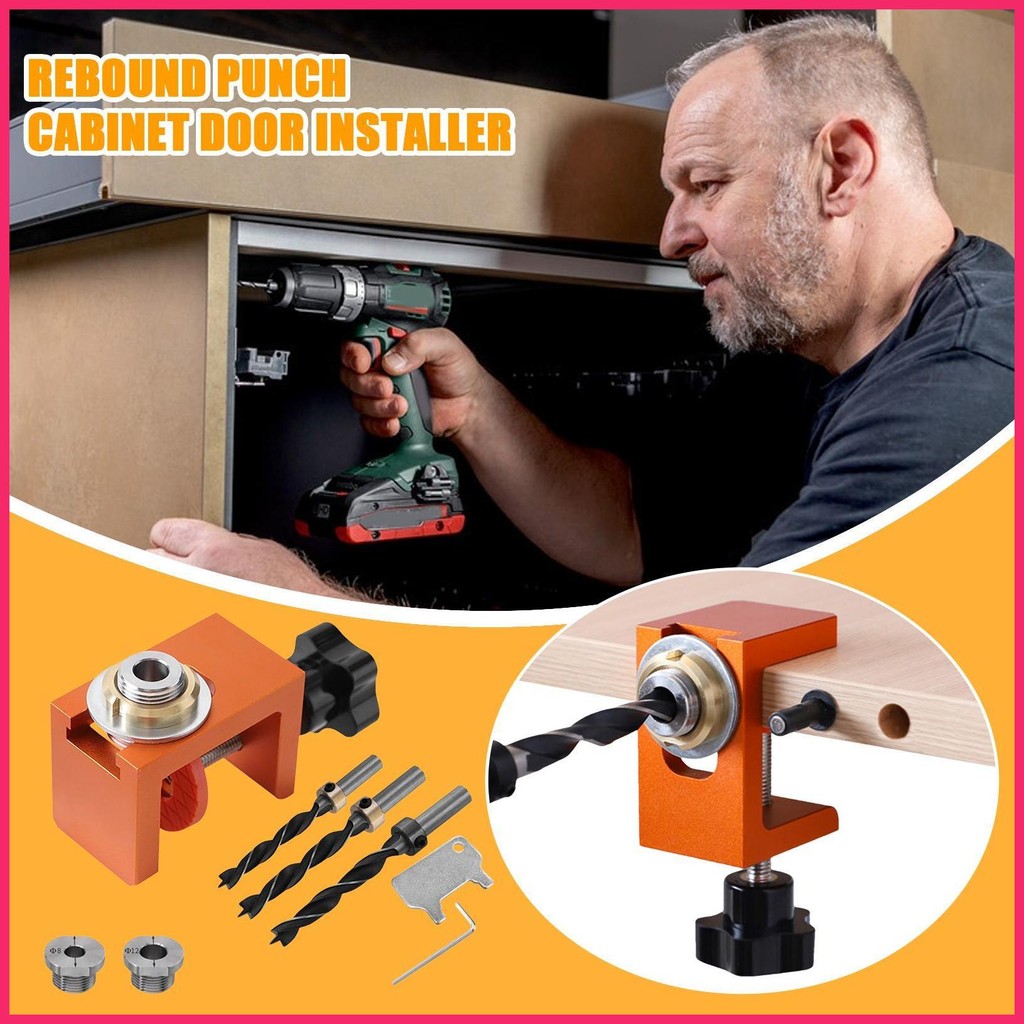Cabinet Door Installation Tool Cabinet Door Easy Alignment Hardware Jig ...