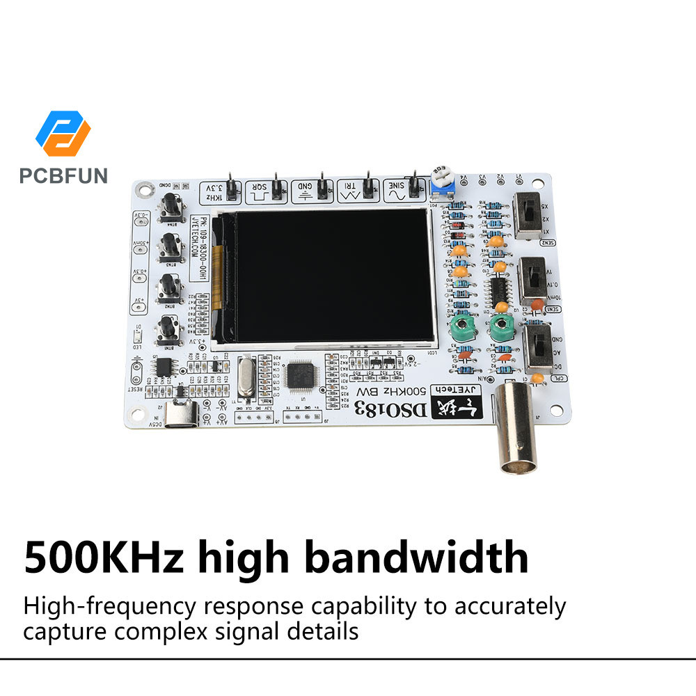 Pcbfun DSO183 Digital Oscilloscope DIY Loose Parts Teaching Practical ...