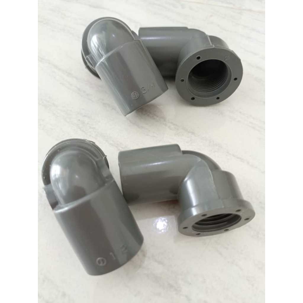 Knee thread in 1/2 3/4 PVC pipe 1/2 3/4 L pvc pipe PVC pipe connection ...