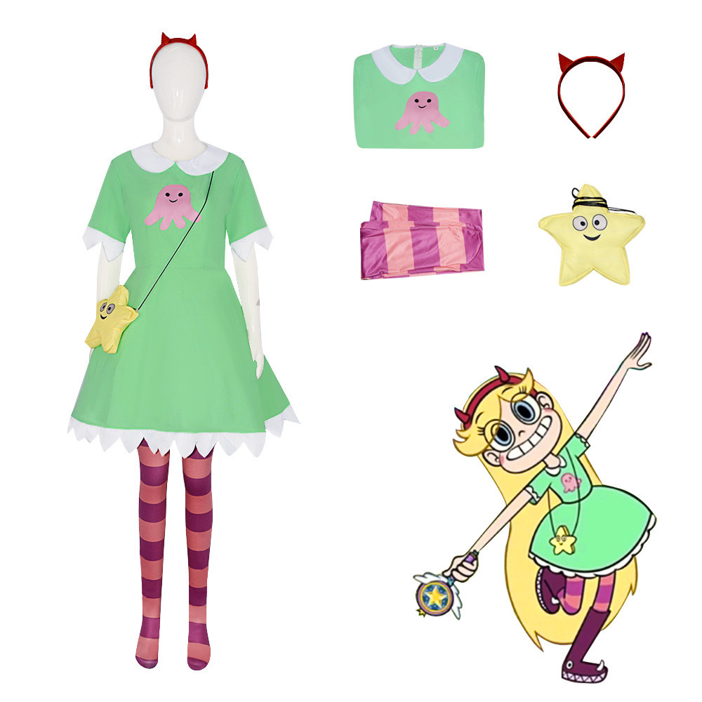Star Butterfly Princess cos clothing Star vs The Forces of Evil Full ...
