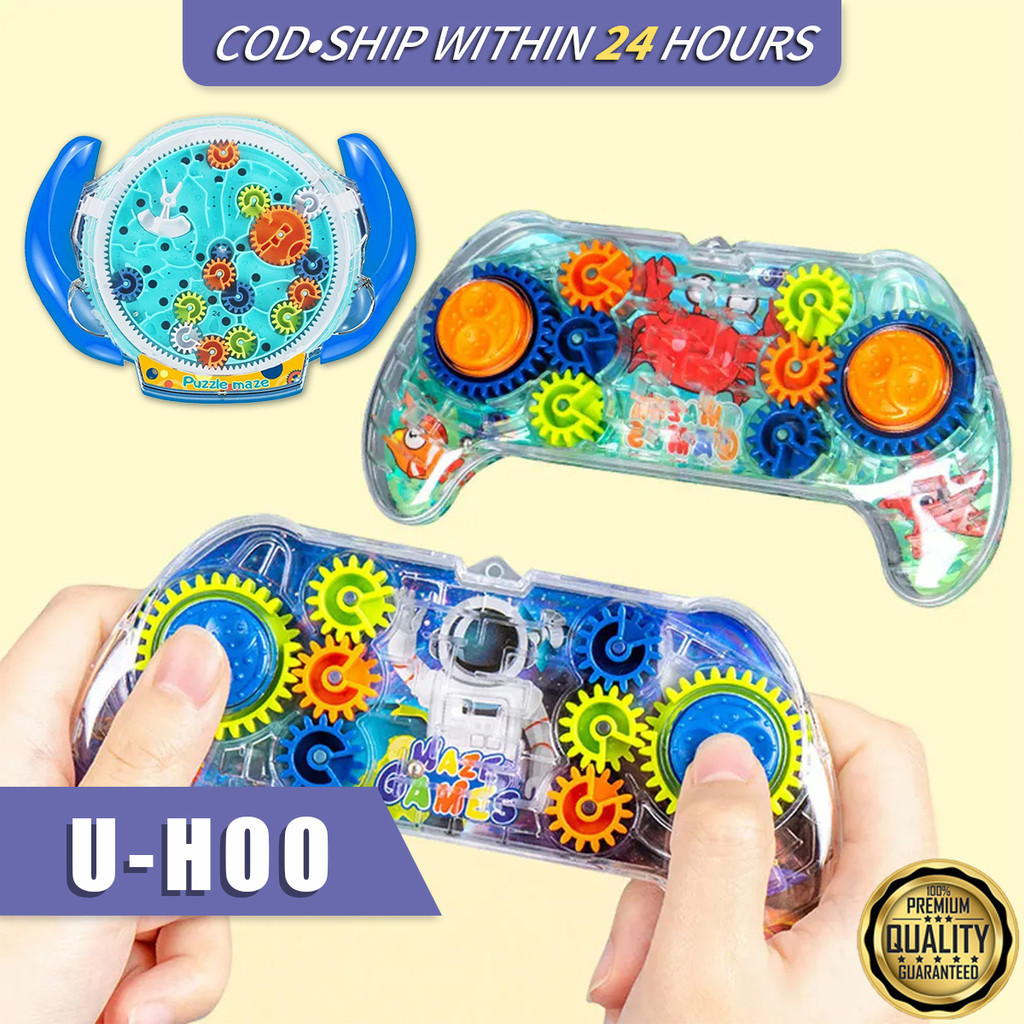 Labyrinth Game Disk Intellectual Fashion Kids Toys 3D Maze Ball Gear ...