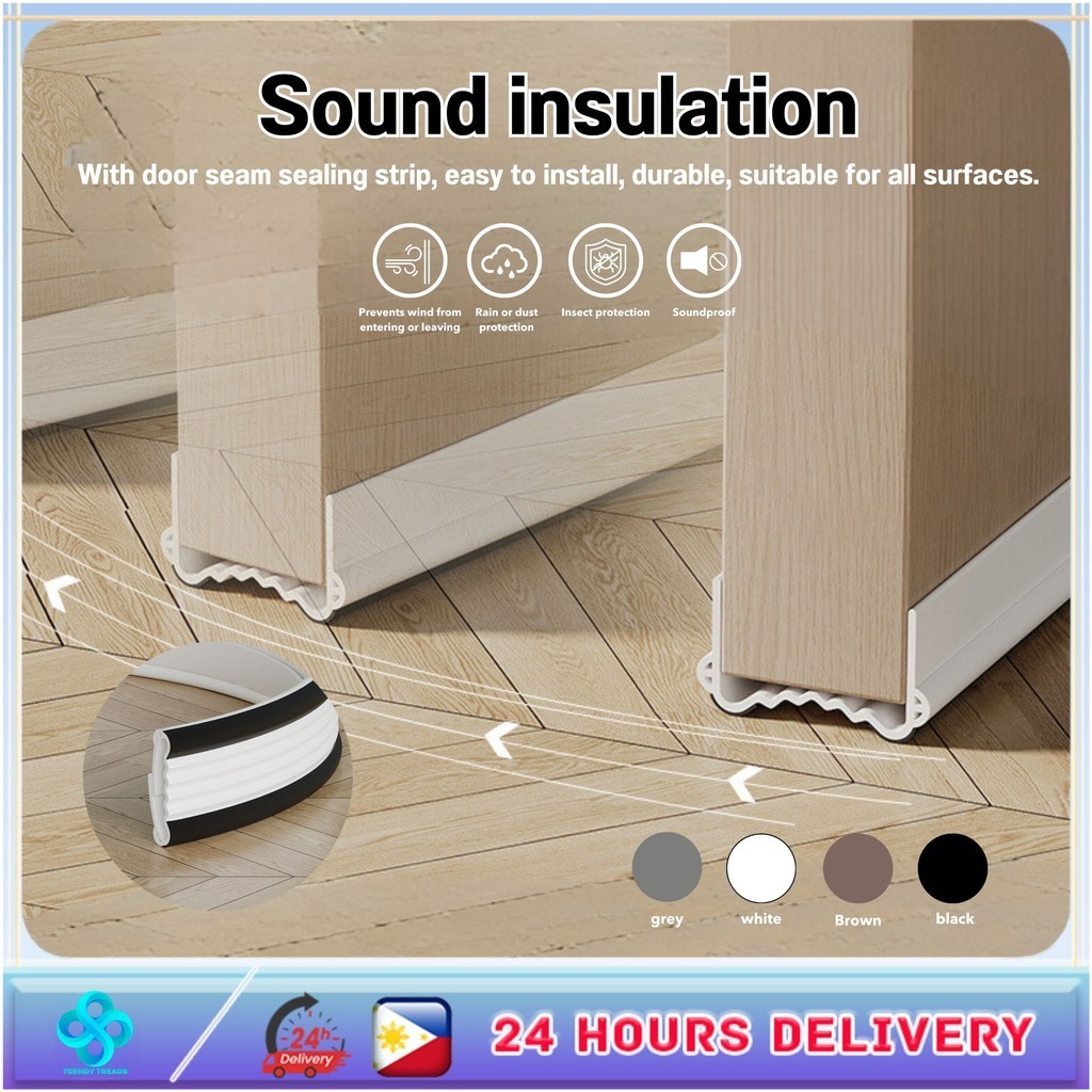 Flexible PVC Door Bottom Seal Strip Under Door Pull Stopper Seal Strip ...