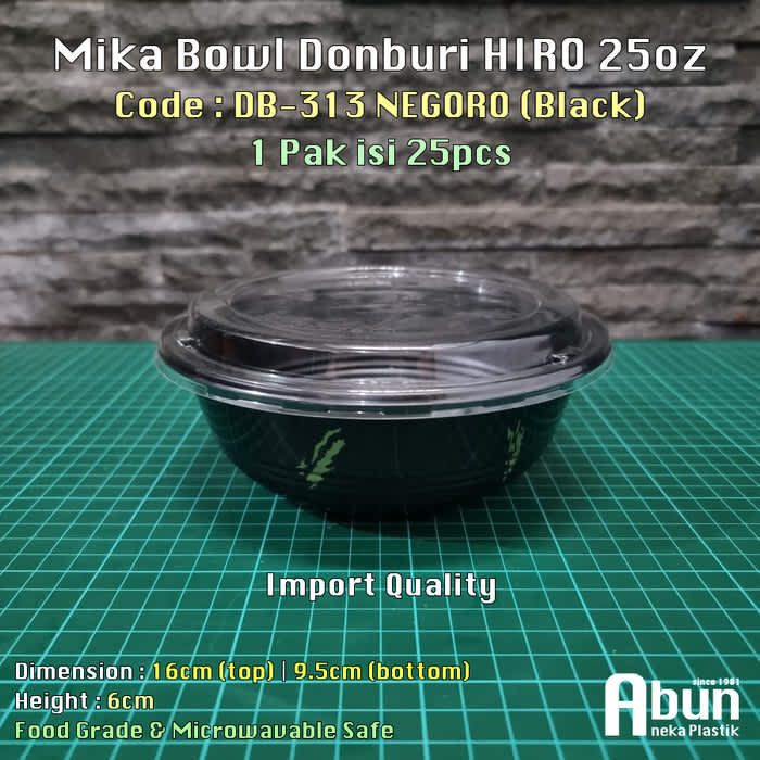 Mika Bowl Donburi DB-313 / 25oz Negoro Contents 25pcs (Hiro) | Shopee Philippines