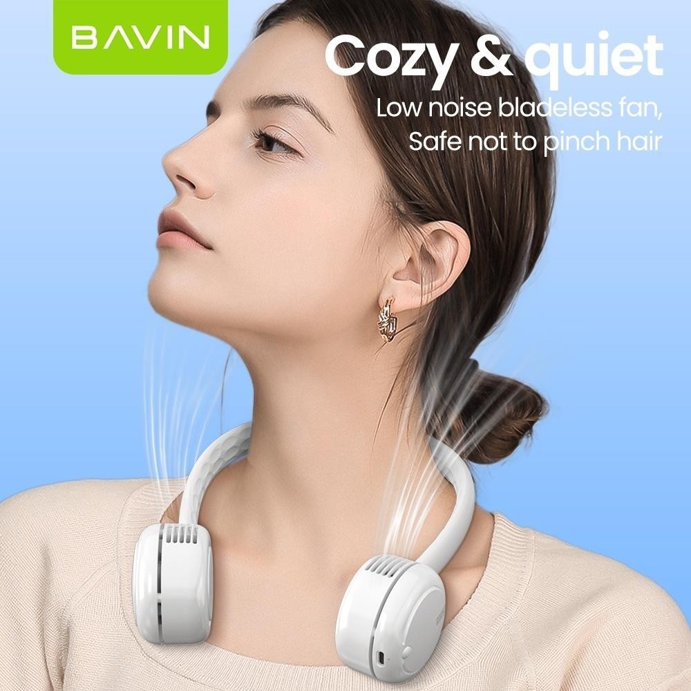 BAVIN PC286 Portable Cooling Air Neck Band Fan Bladeless Hands Free ...