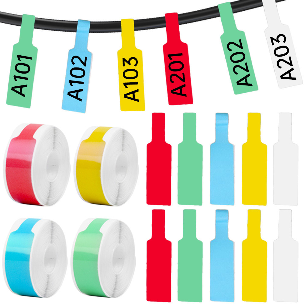 1Roll Cable Label Thermal Label Paper - Outdoor Industrial Fiber Wire ...
