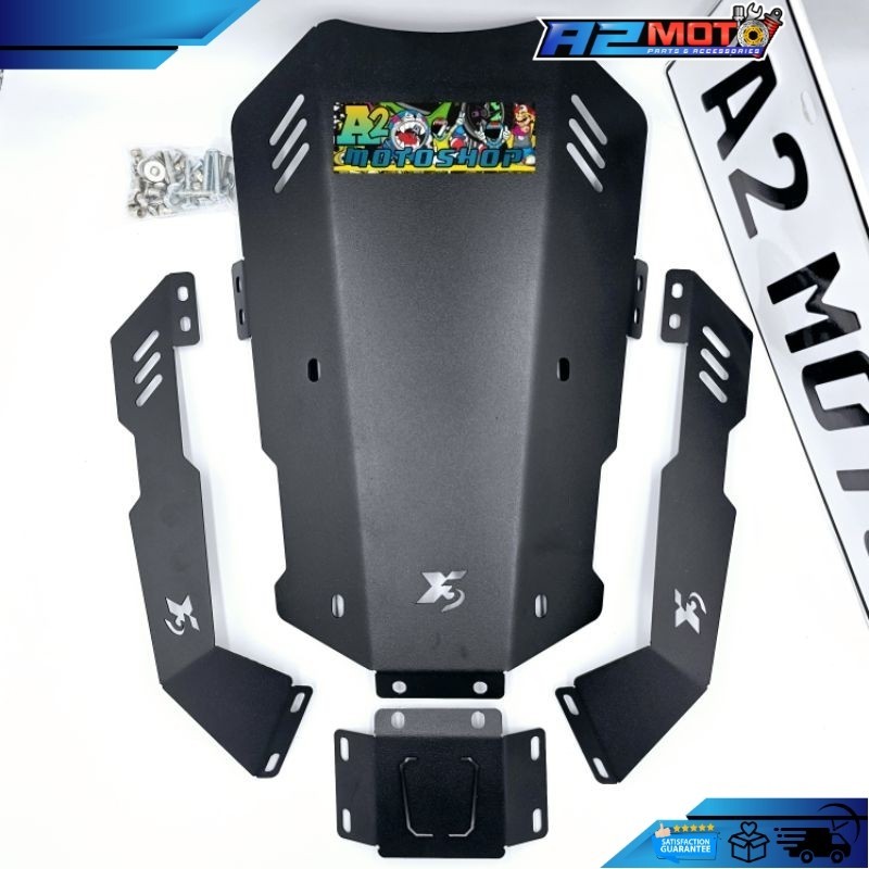 SEC X3 ADV 160 150 Windshield Alloy Metal Visor Powder Coated | Shopee ...