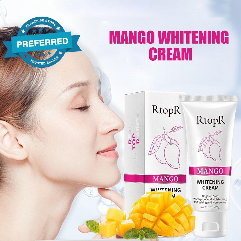 Rtopr Mango Whitening Cream 60g Lazy Cream Facial Concealer Brighten ...
