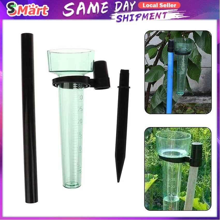 35mm Rain Gauge Rainwater Meter Polystyrene Water Rain Measurement Tool ...