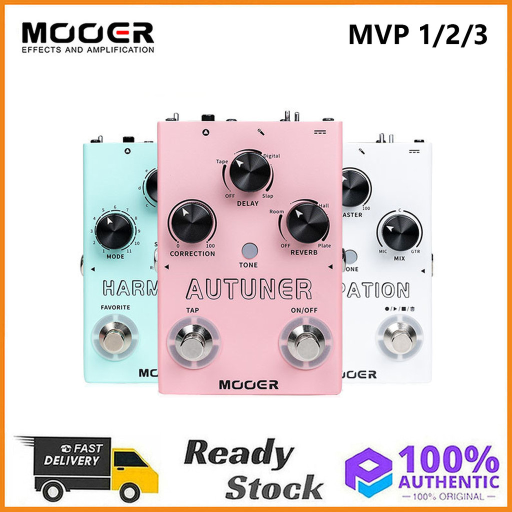 MOOER Vocal MVP 1/ Harmonic MVP 2/ Loop Recording MVP 3 Vocal Single Block Effect | Shopee ...