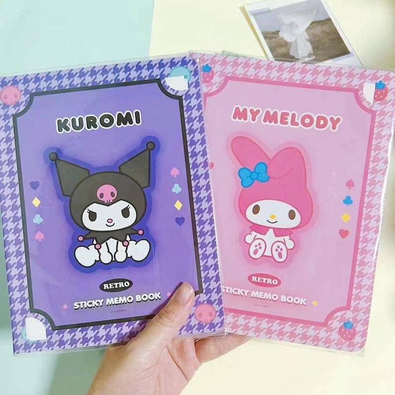 2024 Sanrio Folding sticky notes mymelody Kuromi Cinnamoroll Pom Pom ...