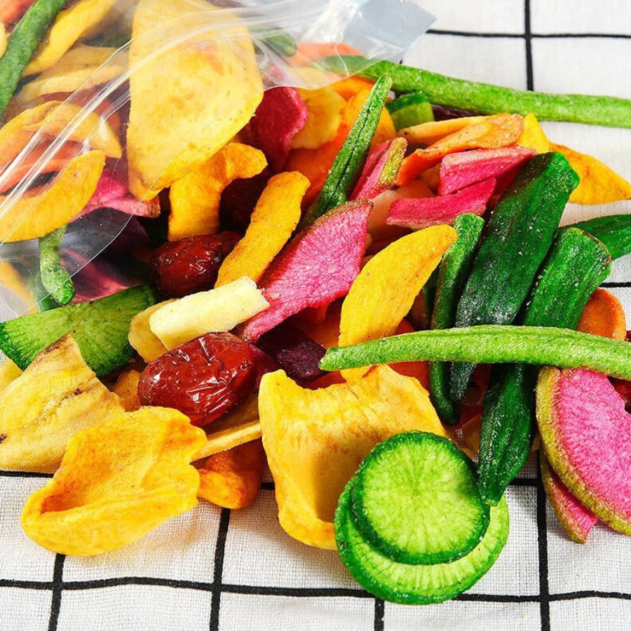 【Available】Dried Mix Fruits and Vegetables Chips Assorted Crispy ...