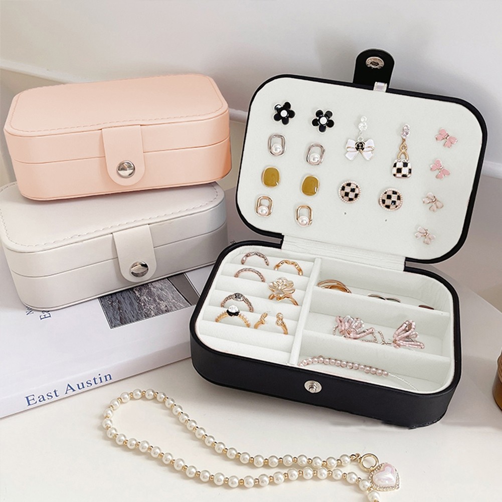 Large Capacity Jewellery Box Organizer Gifts for Ring Earring Necklace ...