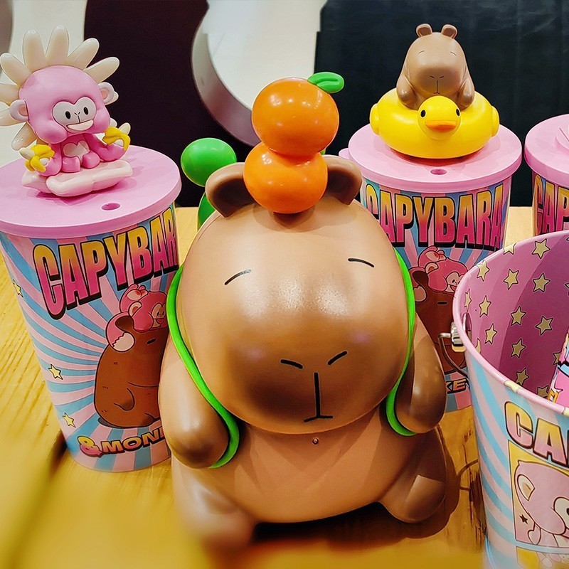 capybara mug Theater Genuine Capybara Shape Cup Doll Cup Luminous Car ...