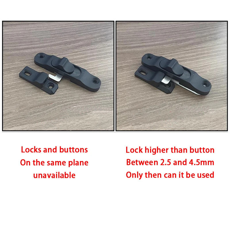 Sliding Door Lock: Anti-Theft Hook Bolt for Window Screens & Folding ...