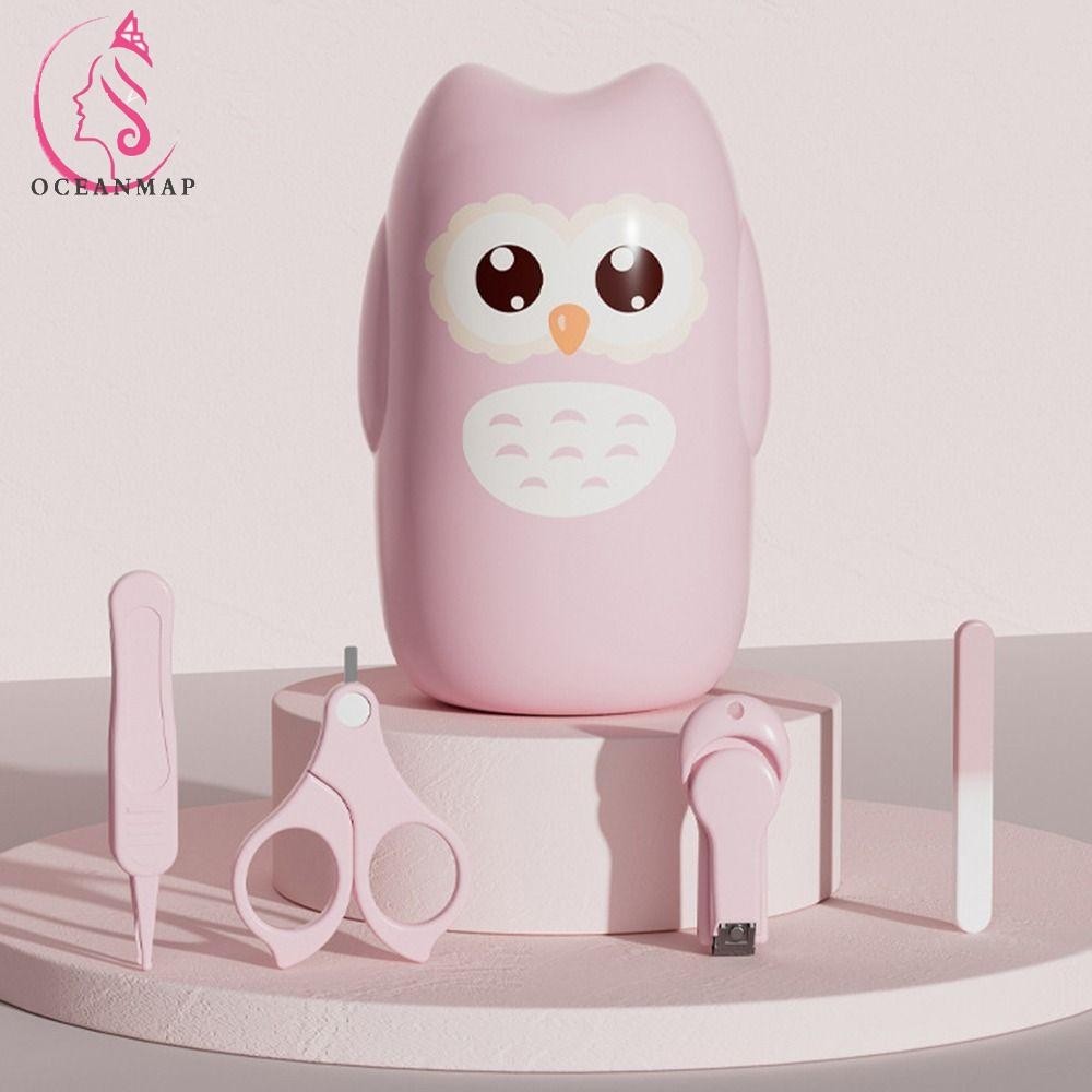 OCEANMAP Cute Baby Nail Kit, 4 in 1 Cartoon Baby Nail File Set ...