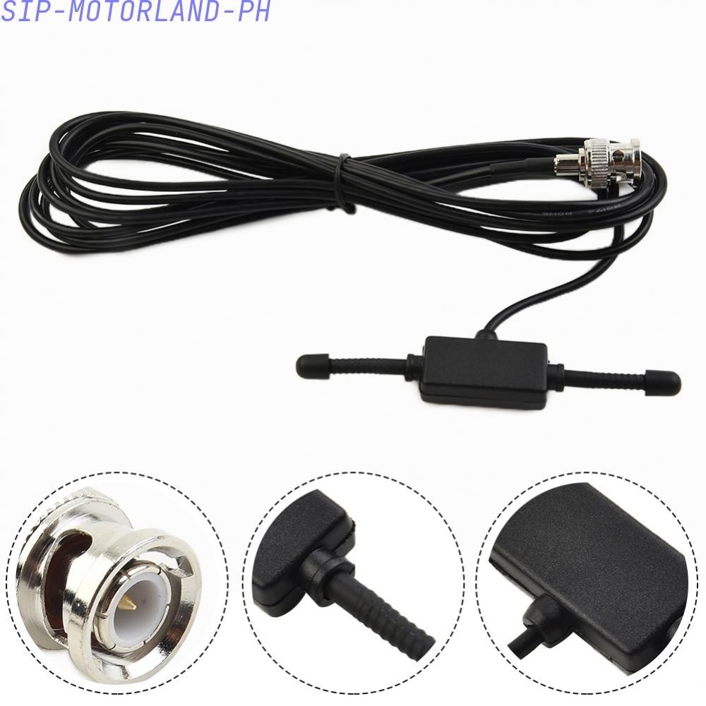 1x VHF UHF Car Truck Scanner Adhesive Mount Antenna BNC Male Dipole ...