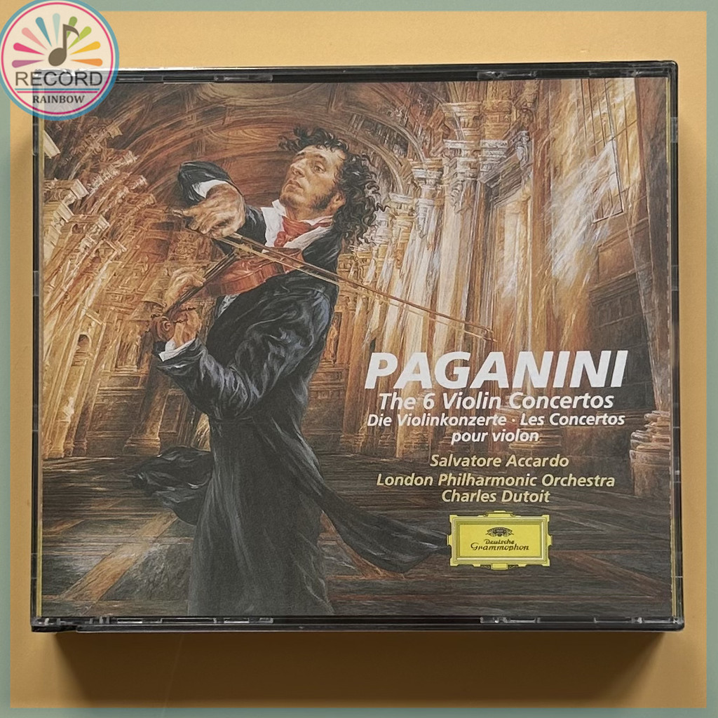 PAGANINI The 6 Violin Concertos SALVATORE ACCARDO LONDON PHILHARMONIC ...
