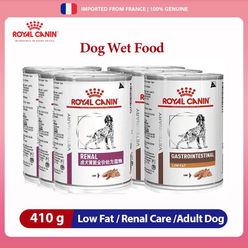 Royal Canin Canned Dog Wet Food Canine Kidney Low-Fat Renal Care Can 410g | Shopee Philippines