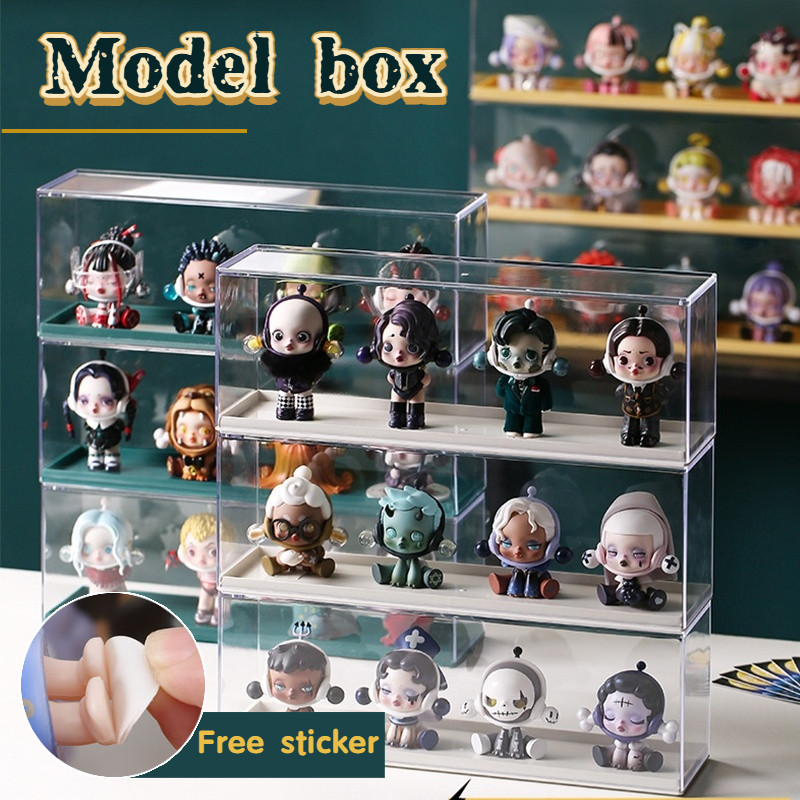 Blind Box Display Case Toy Doll Acrylic Display Case Lego Popmart Molly ...