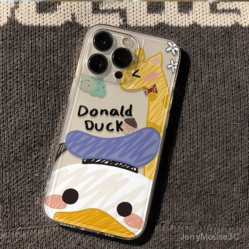 insPainted Dull Donald Duck Mobile Phone Shell for iPhone ...