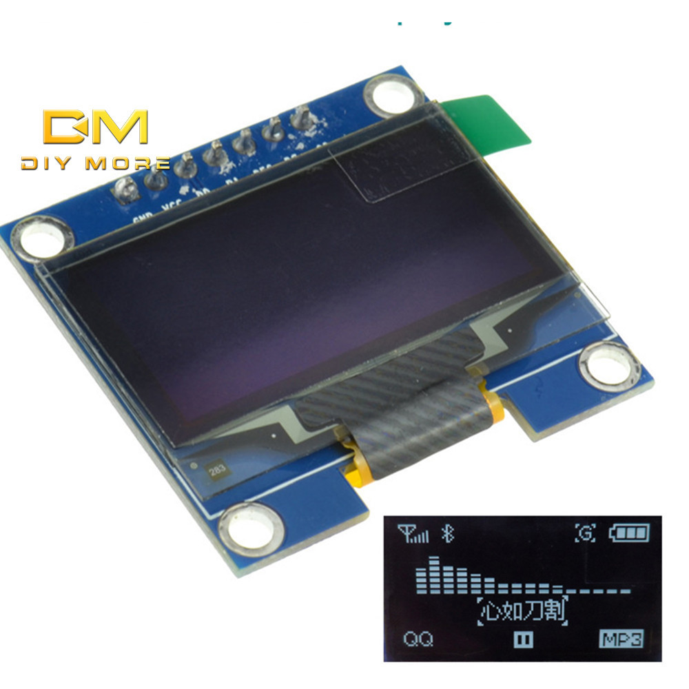 DIYMORE SH1106 control chip 1.3 inch OLED LCD display module with pin ...