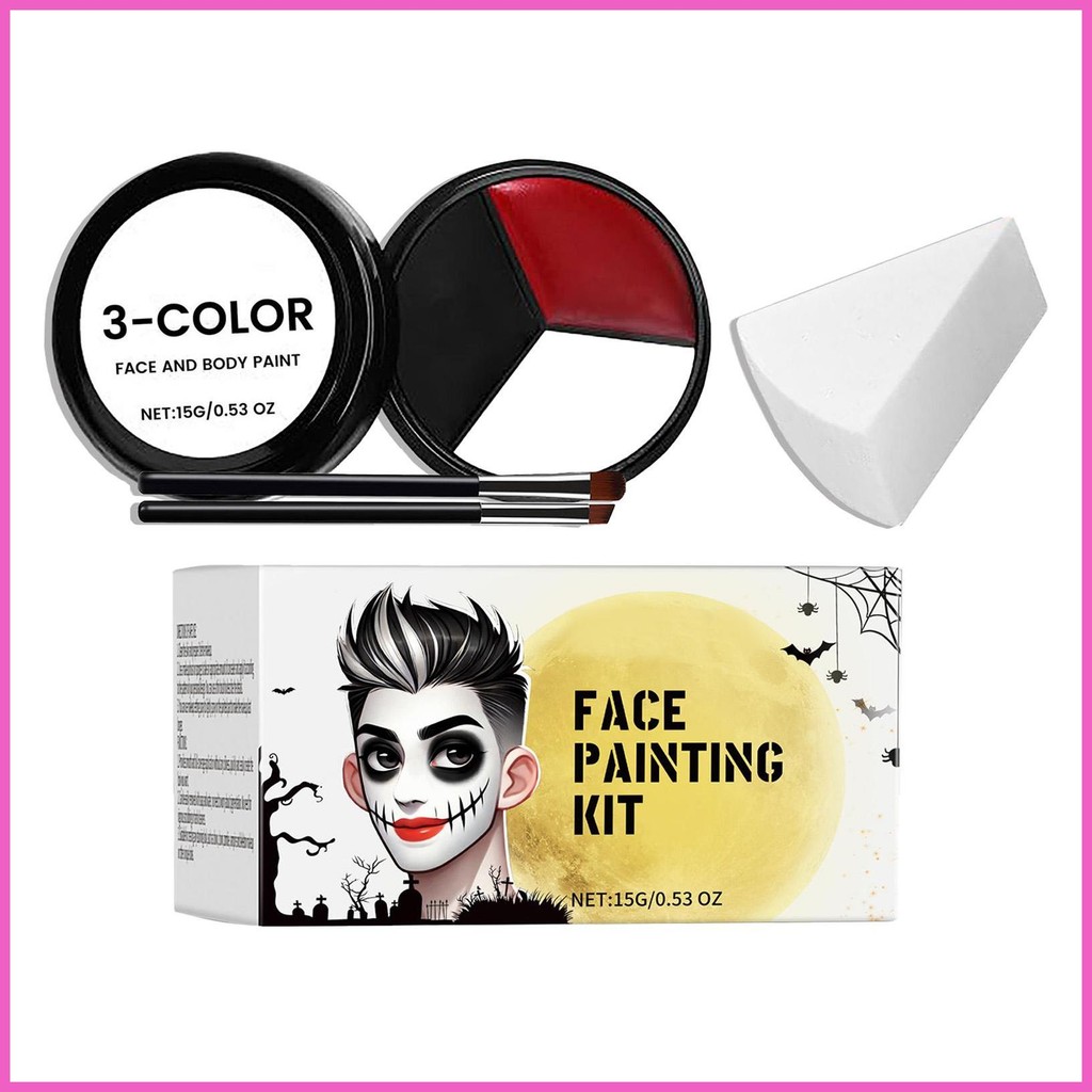 Facepaint Makeup Kit Halloween Face Painting Makeup Kit Cosplay Makeup ...