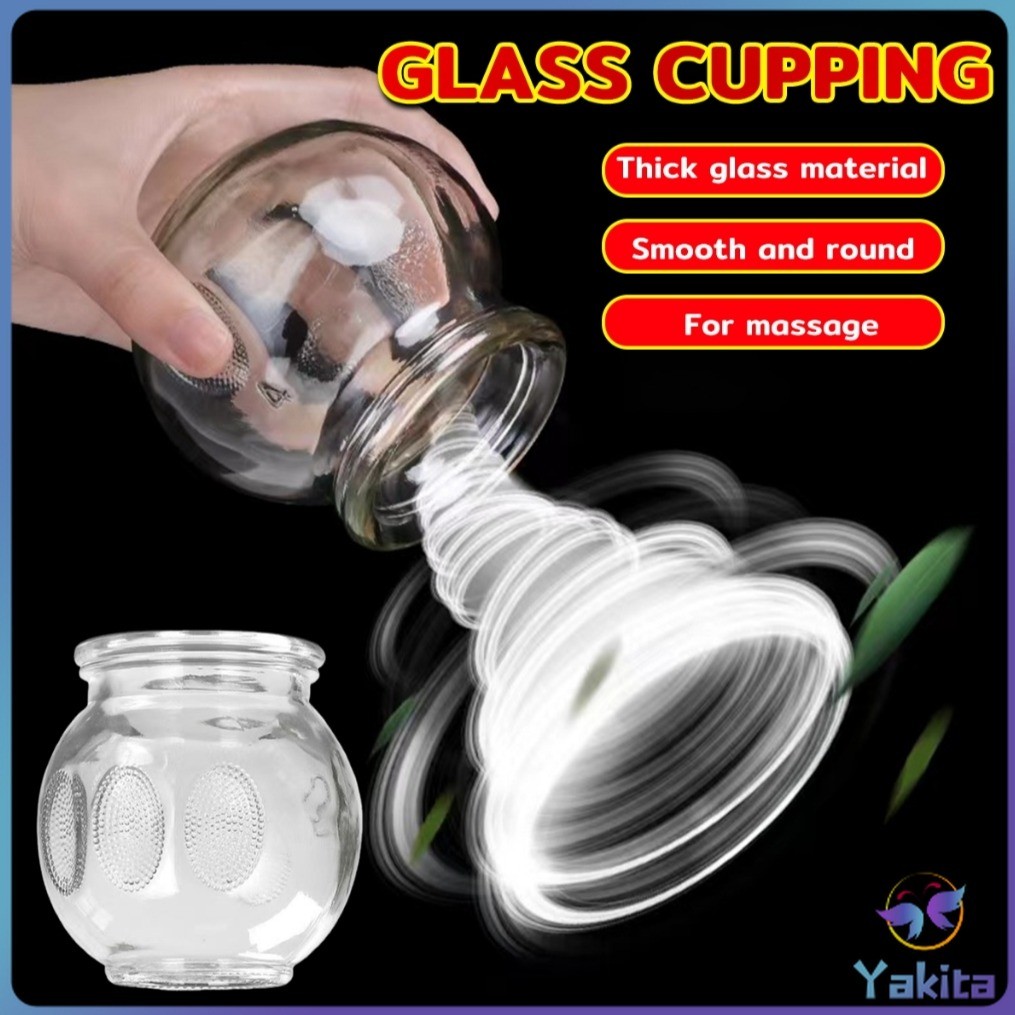 Yaki Glass Body Relaxation Massage Jars Cupping | Shopee Philippines