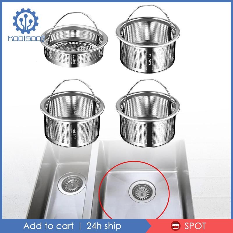 [Koolsoo2] Kitchen Sink Strainer Universal Sink Mesh Basket for Sink ...