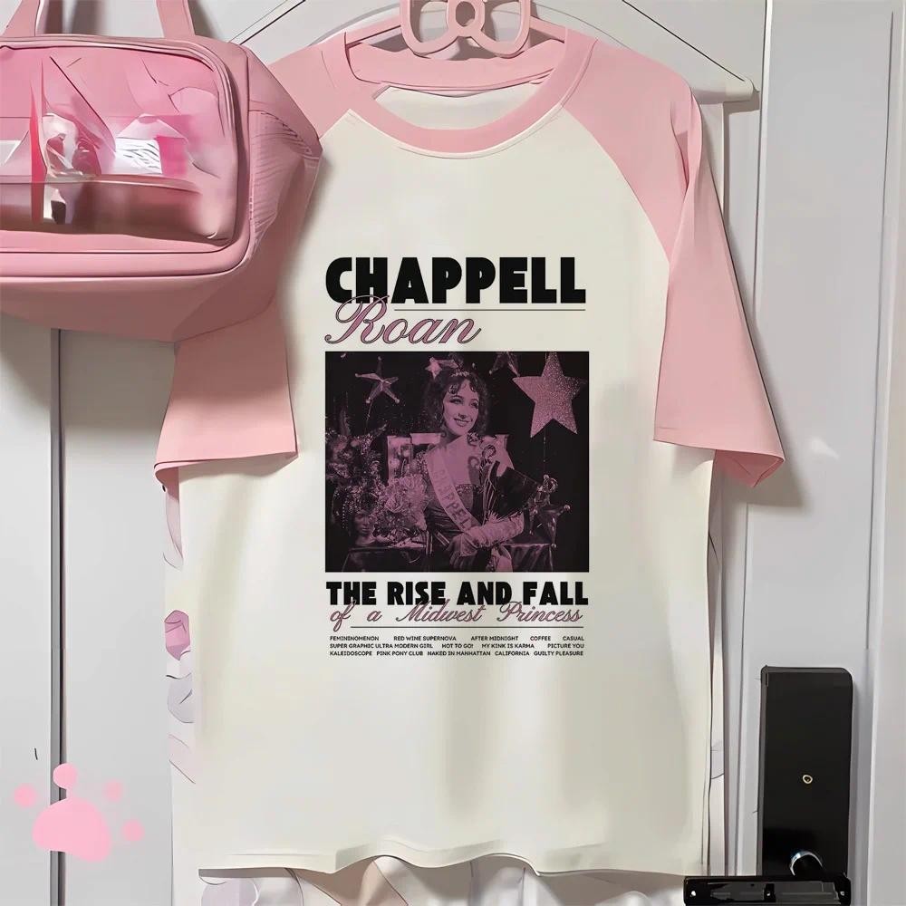 Chappell Roan t-shirts women Y2K manga Tee girl Japanese 2000s anime ...