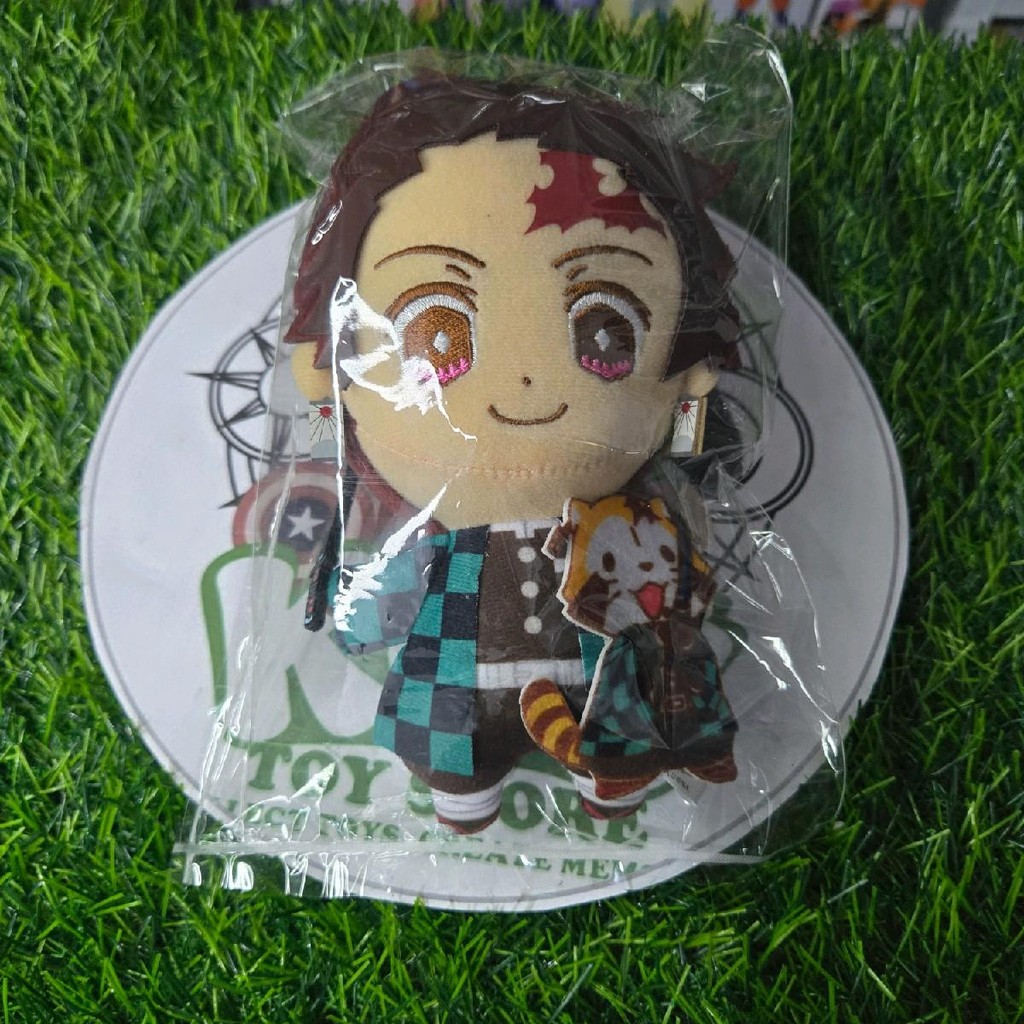 Demon Slayer Tanjiro with Cat Plush - Authentic | Shopee Philippines
