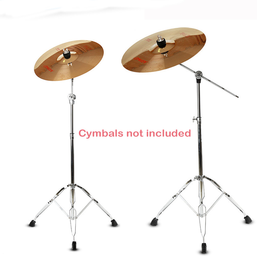 Cymbal Stand Straight With Boom Adjustable Height Angle Cymbal Holder ...