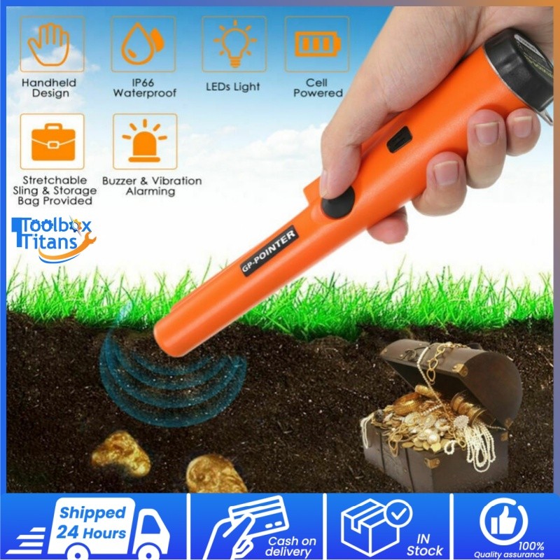 Portable Metal Detector Waterproof Handheld Detecto Gold Silver Detector Scanner GP-Pointer ...