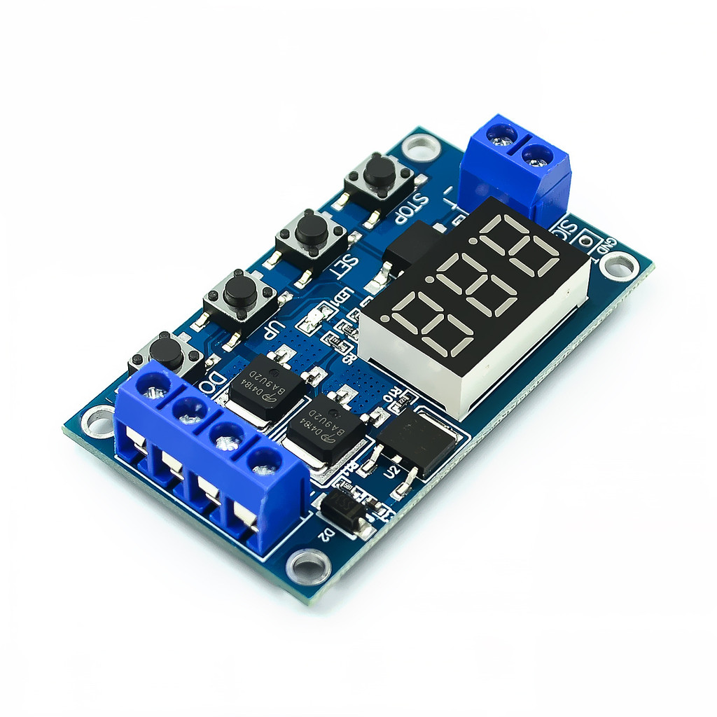 Trigger Cycle Timing Delay Switch Circuit Dual Mos Transistor Control Board Replaces Relay