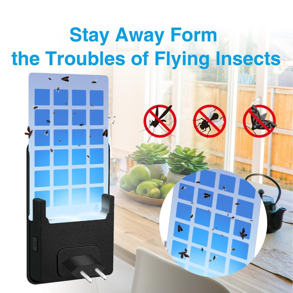 Indoor Mosquito Trap Gnat Traps for Indoor Home Plug-in Fly Trap 5 ...