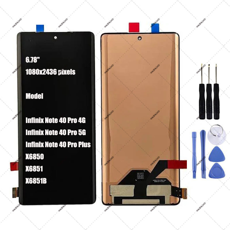 For Infinix Note 40 4G 5G Note 40 Pro Plus LCD Display Touch Screen ...