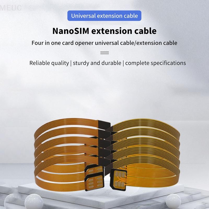 Meuctiffy Nano 4FF Sim card Converter FPC Extension Cable to Nano 4FF ...