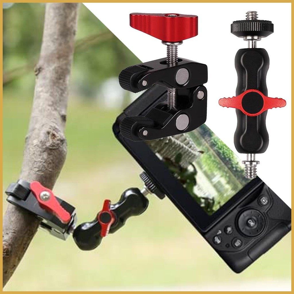 Mount Clamp Bracket Fixed Camera Base Clamp Bracket Mounting Tool with ...