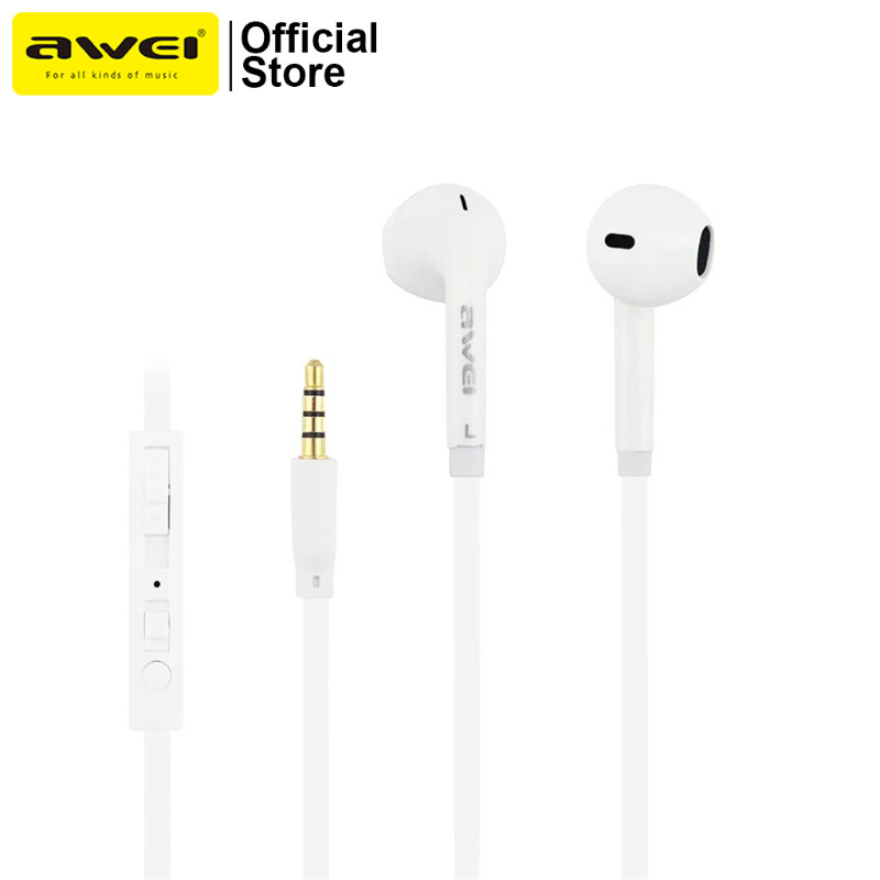 Awei ES-15Hi Mini Stereo In-Ear 3.5mm Wired Earphone Headphone with ...