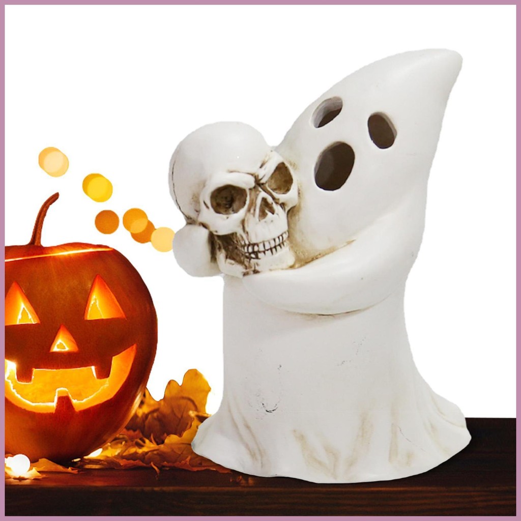 Halloween Lighted Ghost Rustproof Weatherproof Light up Ghost Decor ...