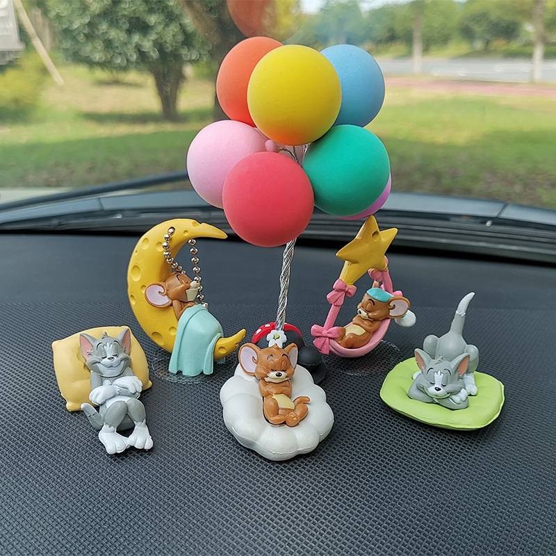 Car decoration cute cartoon cat and mouse Tom Jerry car interior ...
