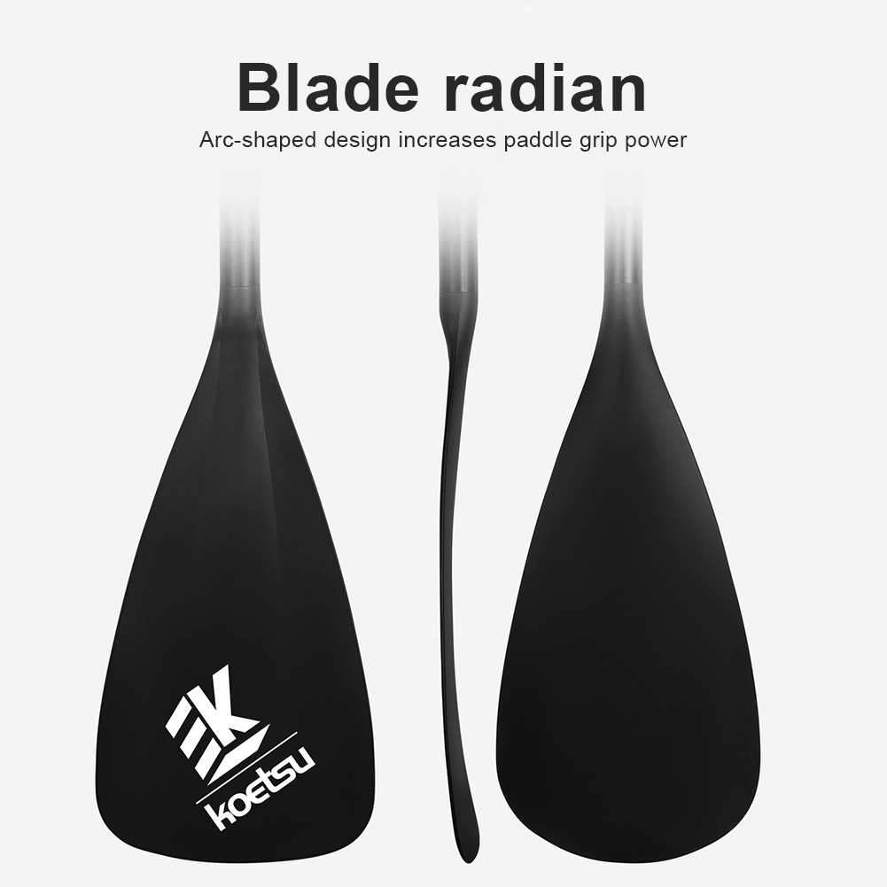 3-Piece Kayak Boat Paddle Detachable SUP Paddle Aluminum Alloy Single ...