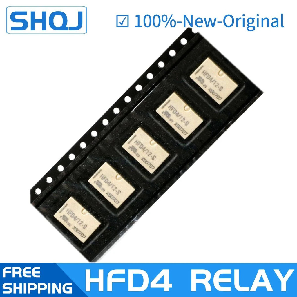 20PCS HF RELAY HFD4/12 HFD4/12-S HFD4/3/4.5/5/24 -S 3V 4.5V 5V 12V ...