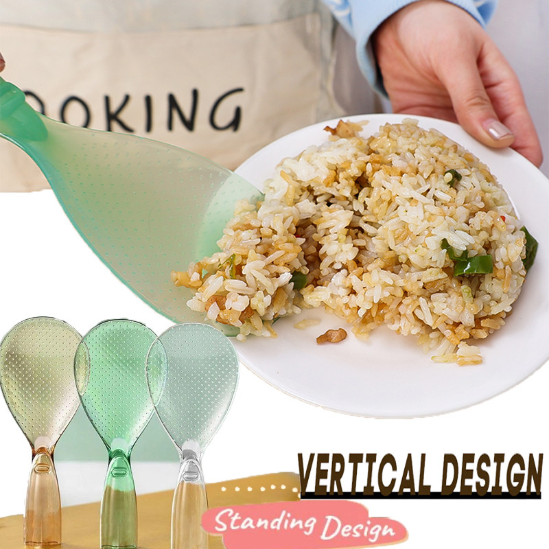 PP+Vertical Rice Spoon Household Electric Rice Cooker Rice Spoon Non ...