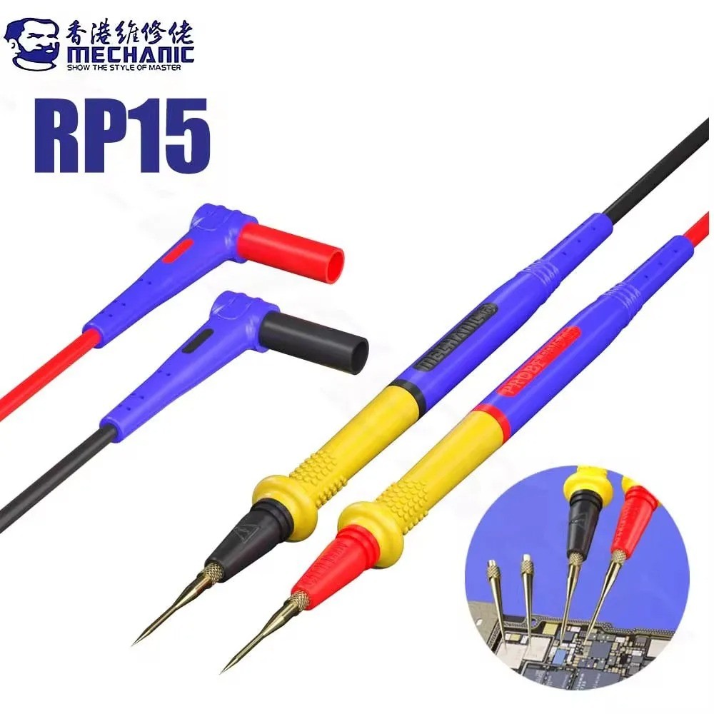 MECHANIC RP15 1000v 20A Stainless Steel Multimeter Pen Wire Replaceable ...