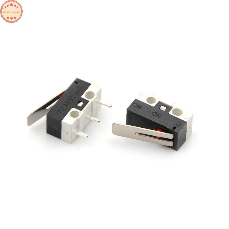 SURP 10Pcs 2A 125V Micro Limit Switch Lever Roller Arm Actuator Snap ...