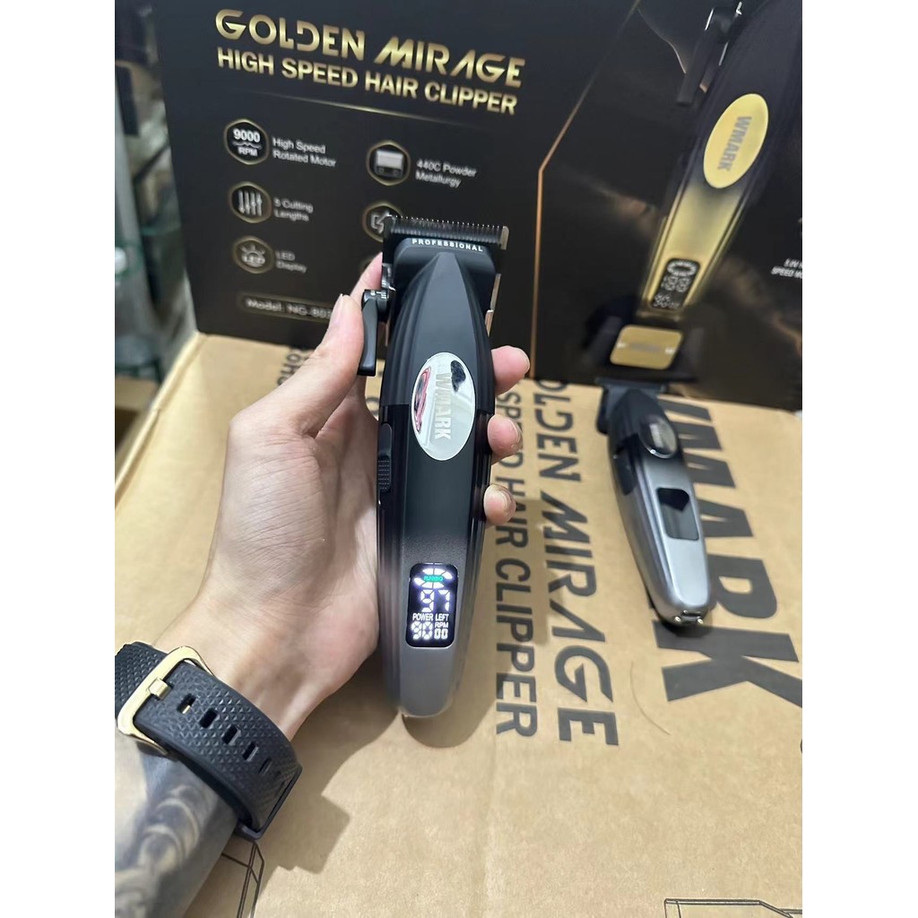 WMARK's new NG-8038professional men's hair clipper 9000-10000 RPM with ...