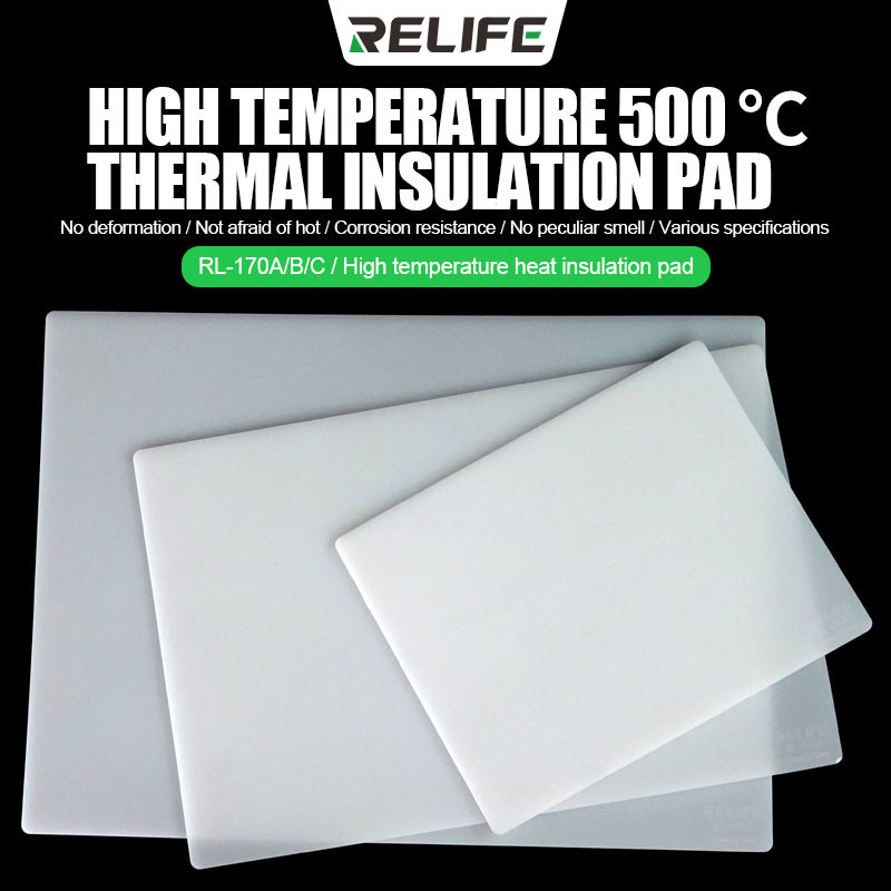 RELIFE Silicone Thermal Insulation Pad Hot Air Gun Heat-Resistant ...