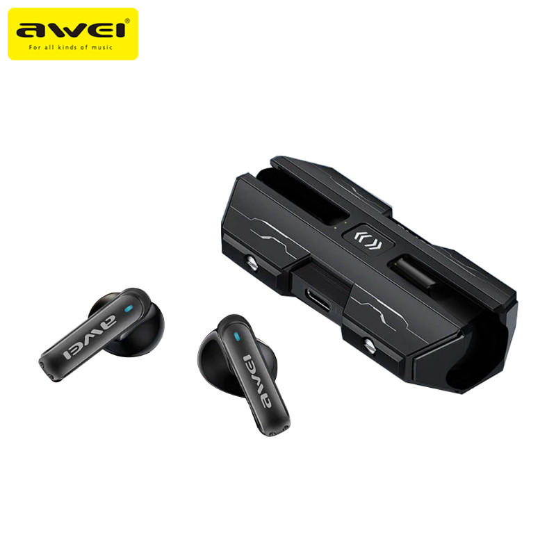 Awei T59 Earbuds Wireless Earphones Bluetooth 5.3 Earphone with Charging Case TWS Headset ...