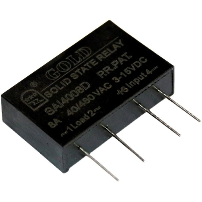 GOLD Small Pin Solid State Relay SAI4002D 4003D 4005D 4008D AC SSR ...