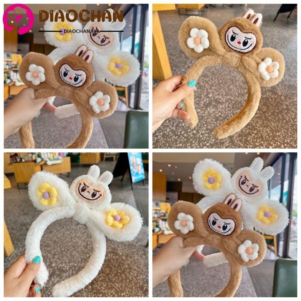 DIACHAPH Labubu Headband, Kawaii Plush Hair Hoop, Cute Gift Taking ...